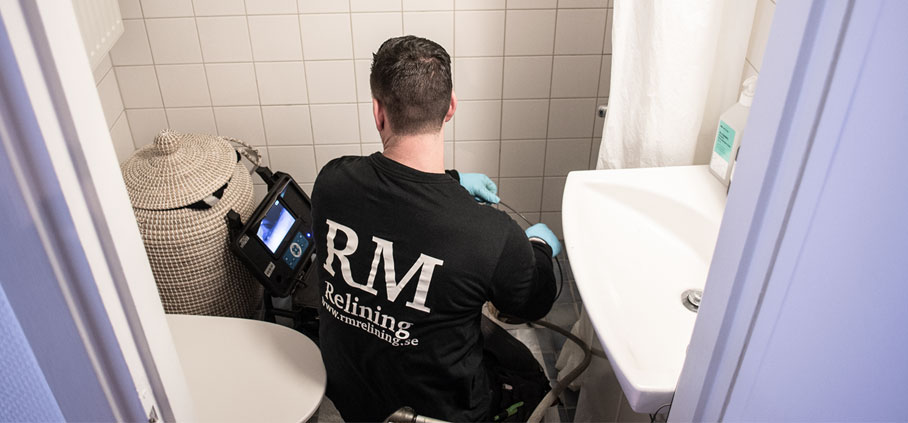 Relining i Stockholm - Vi spolar och rensar dina rör - RM Relining